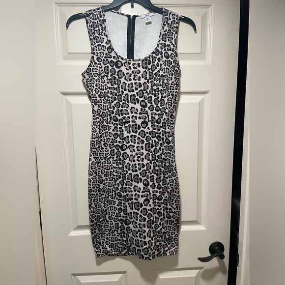 Bar III | Dresses | Bar Iii Black And White Bodycon Mini Dress | Poshmark